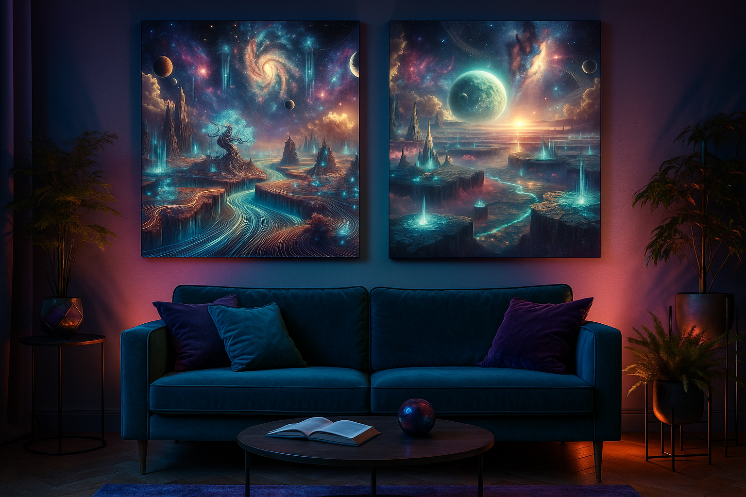 Alle Designs – Simpls space print
